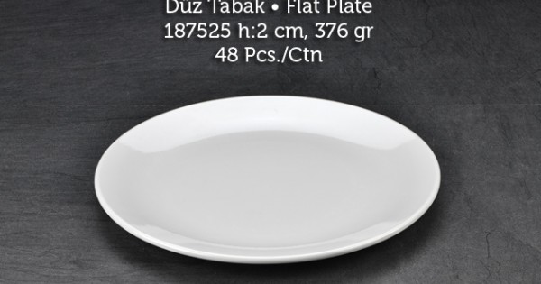 TUVA THERM INTERNATİONAL 25 CM DÜZ TABAK - 187525